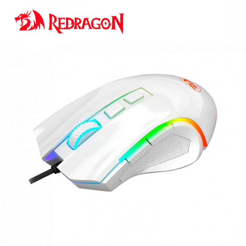 Mouse Gaming Redragon Griffin ( M607W ) 7200 Dpi White Rgb
