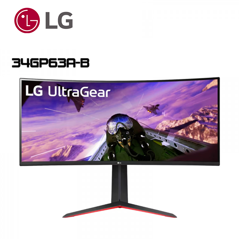 Monitor 34" Gaming Lg 34GP63A-B Ultragear 160hz 5ms Va Hdmi Dp Curvo